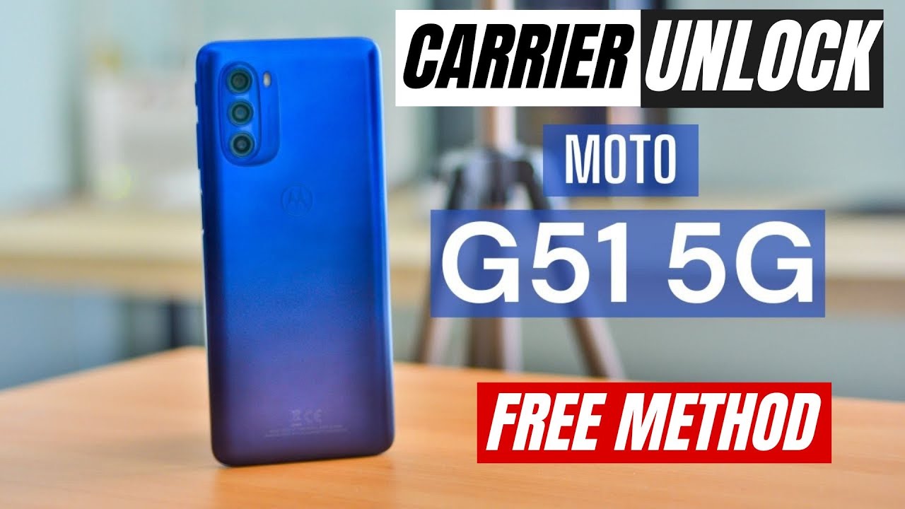 Unlock Motorola Moto G51 by code - YouTube