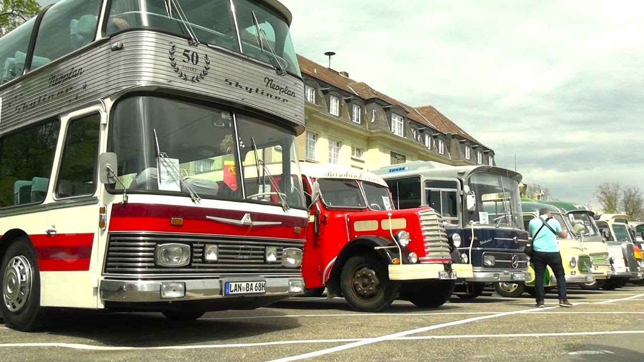 6th Vintage Bus & Coach Gathering in Speyer, Germany - YouTube