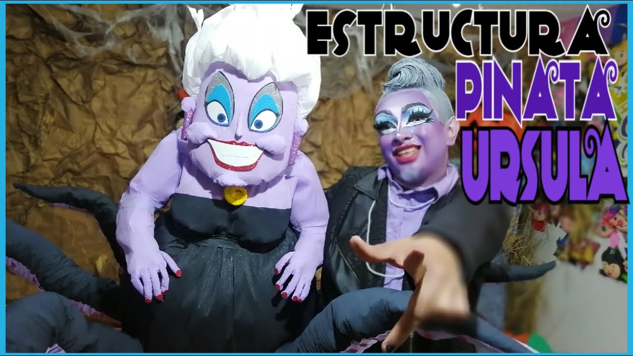 ESTRUCTURA para Piñata de URSULA (LA SIRENITA) /José Ravelero - YouTube