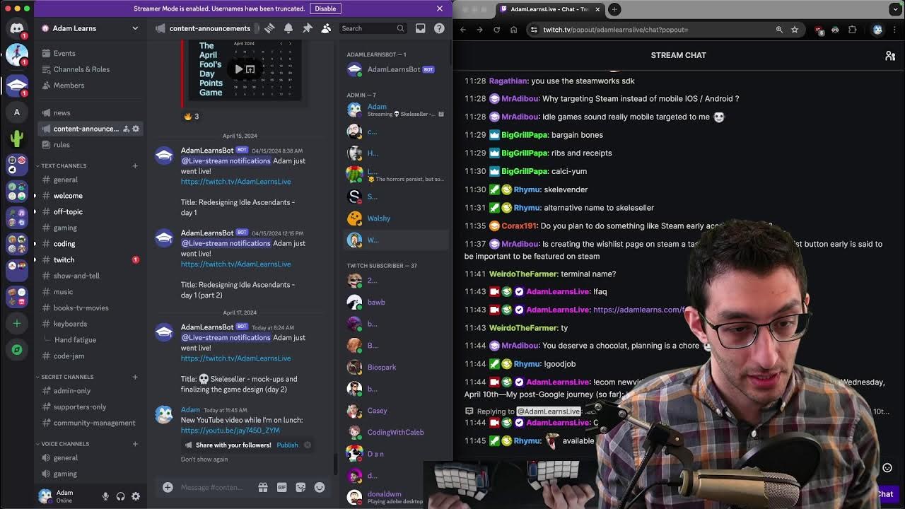 💀 Skeleseller - mock-ups and finalizing the game design (day 2) - YouTube