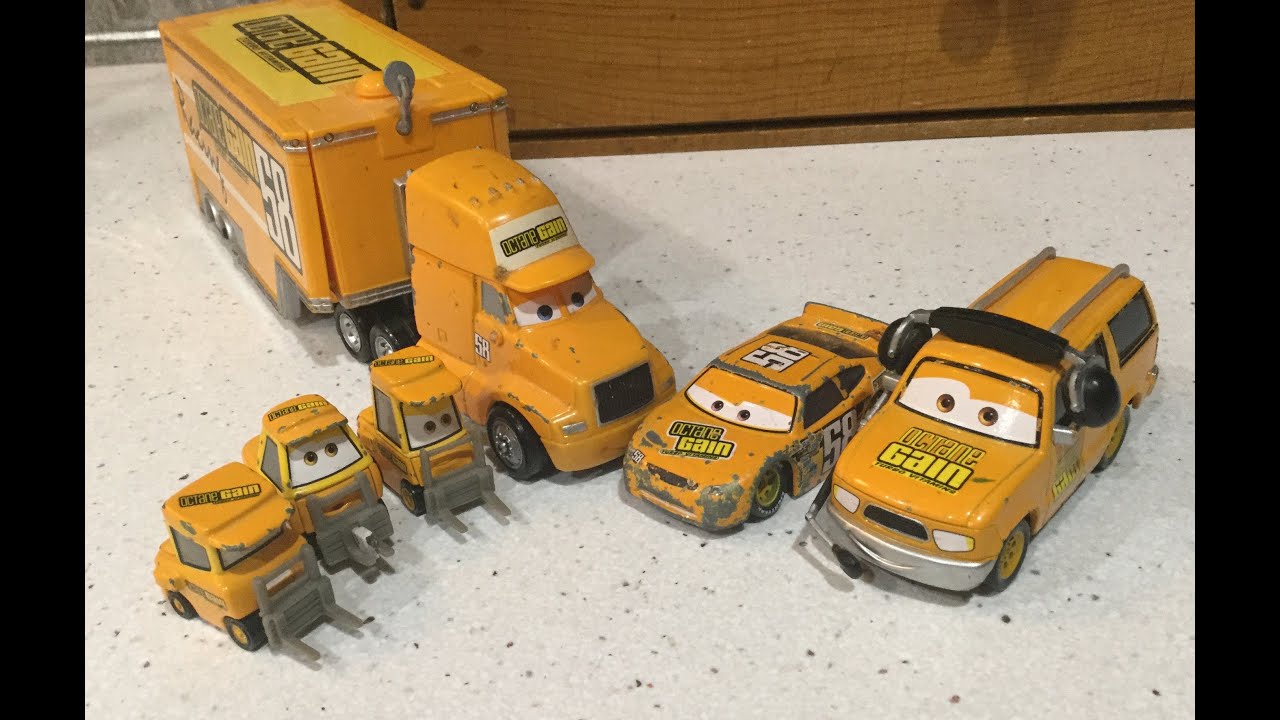 Mattel Pixar Cars Octane Gain Team - YouTube