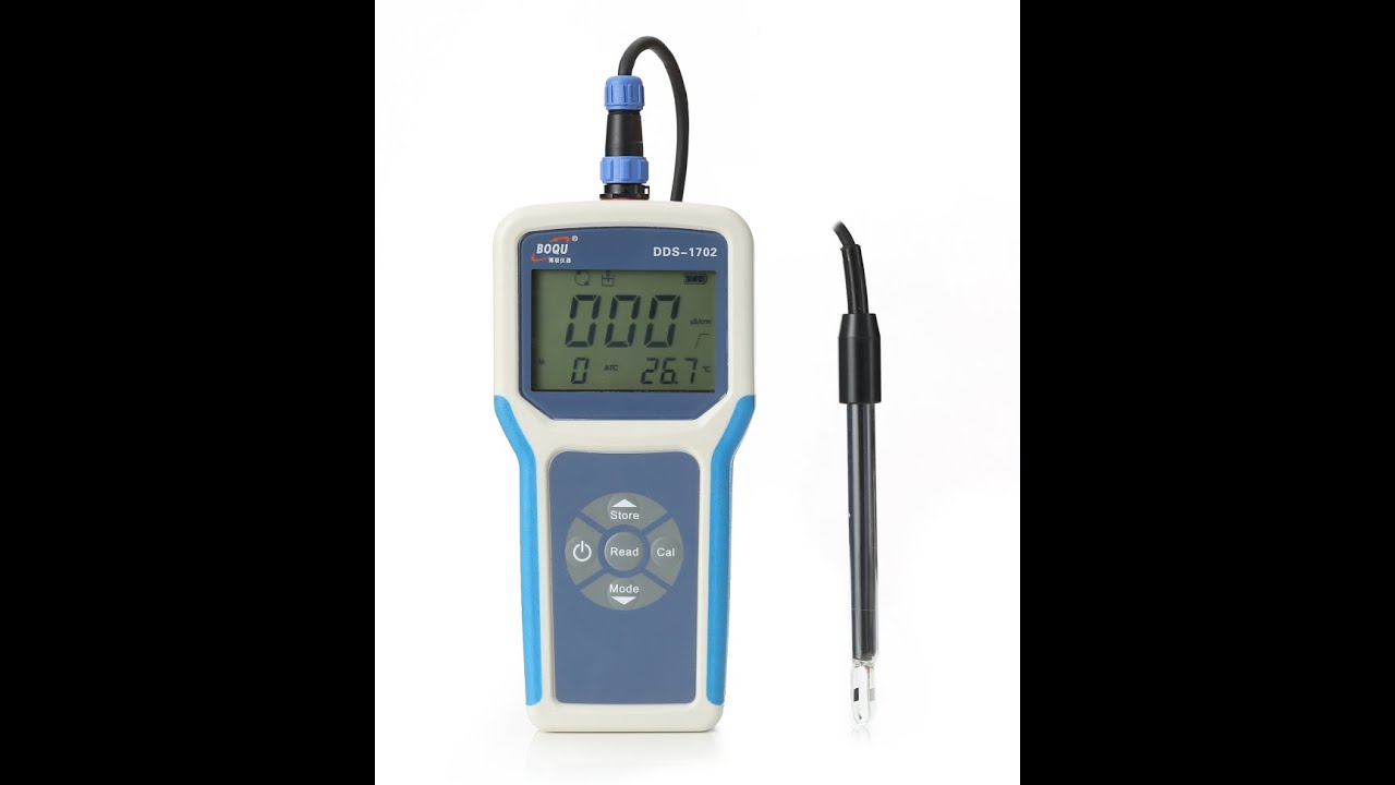 Portable conductivity meter calibration - YouTube