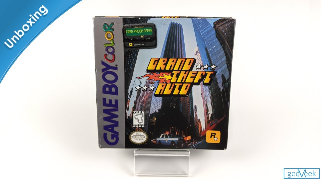 Grand Theft Auto - Nintendo Game Boy Color Unboxing - YouTube