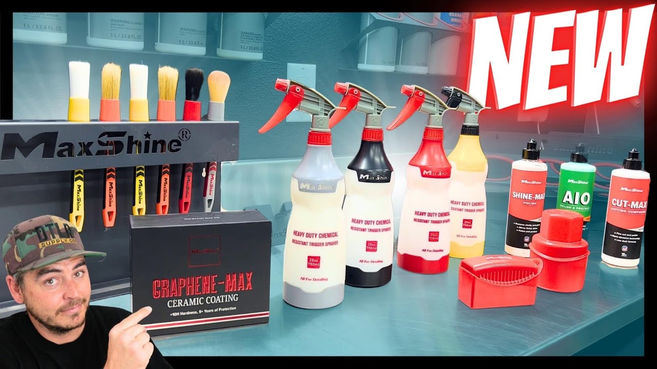 NEW DETAILING PRODUCTS FROM MAXSHINE - YouTube