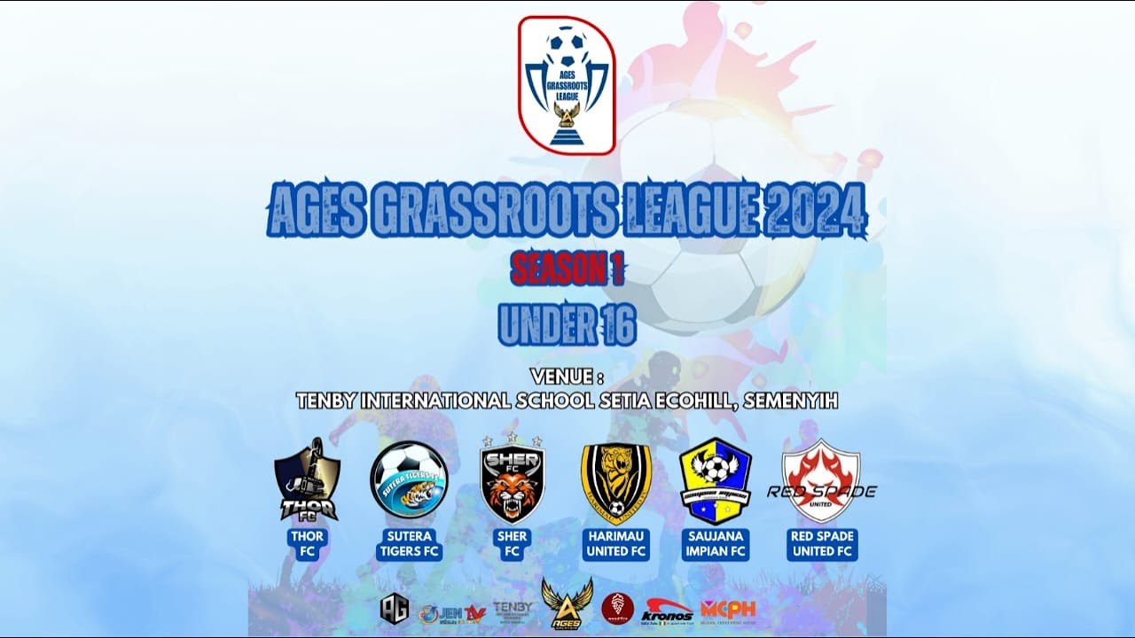 [LIVE AGL24] AGES GRASSROOTS LEAGUE 2024 SEASON 1 UNDER 16 : MATCH WEEK 4 - YouTube