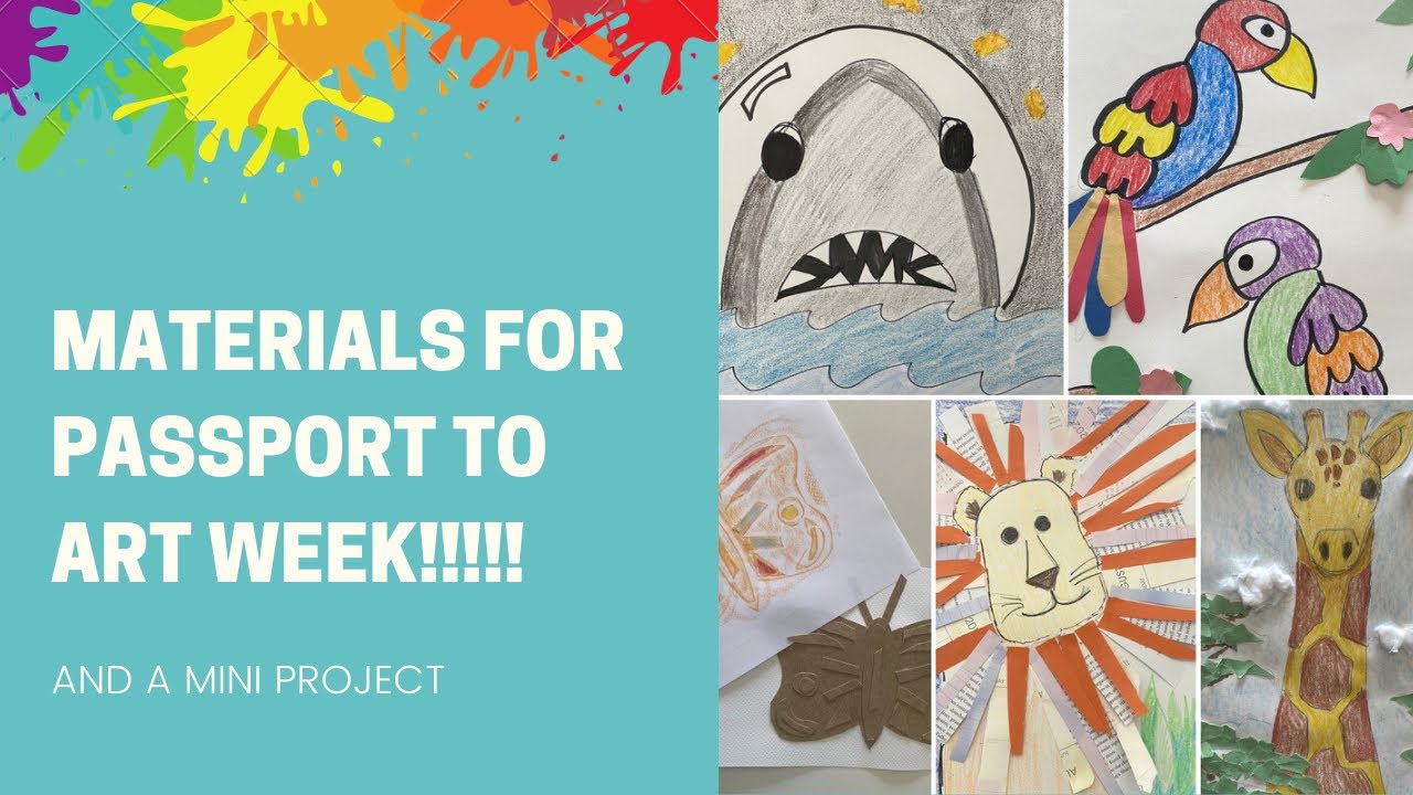 Passport to Art: Animal Expedition Materials| Suprise Art Project | Art ...