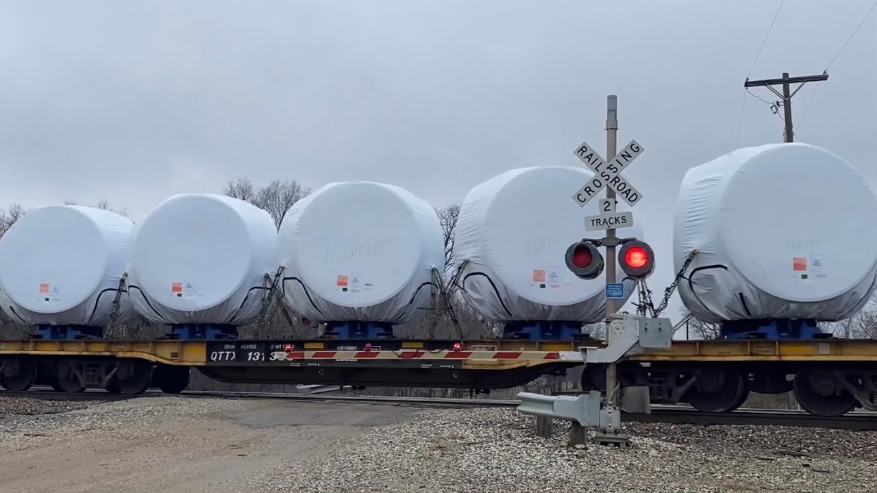High Tone Safetran Type 3 E-Bell! BNSF Windmill Train - Main Street ...
