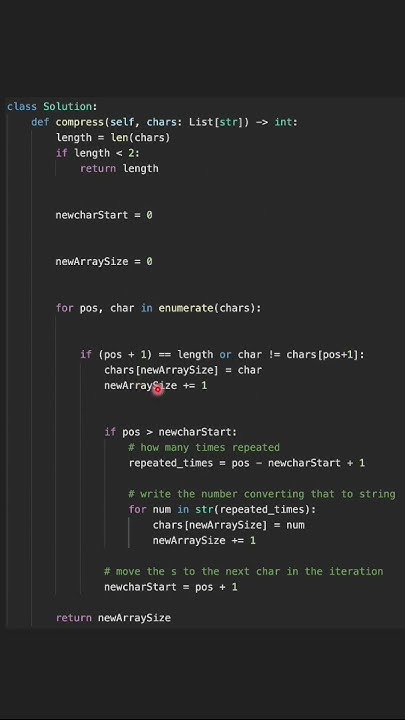 LeetCode 443. String Compression - YouTube