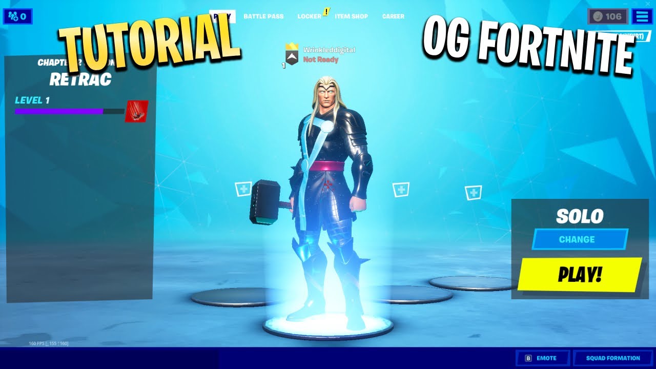 How to play og Fortnite in 2024 (Project Retrac) - YouTube