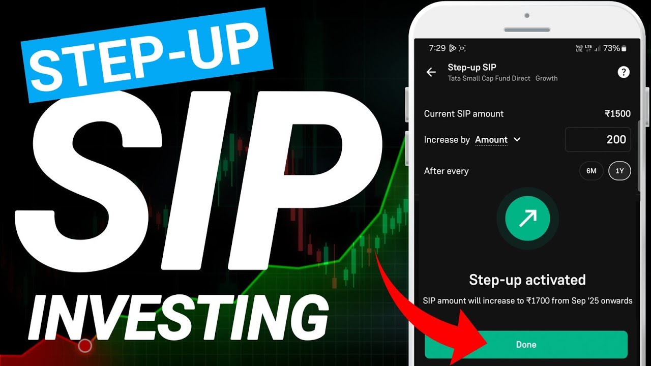 Groww Apps এ Step Up SIP কিভাবে করবেন | SIP vs Step Up Sip Difference ...