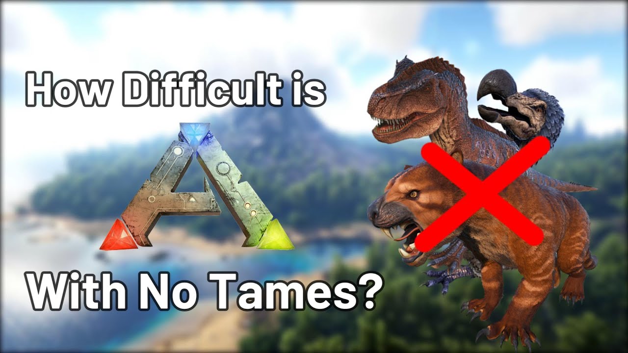 How Difficult Is ARK: Survival Evolved Without Any Tames? | [The Island ...