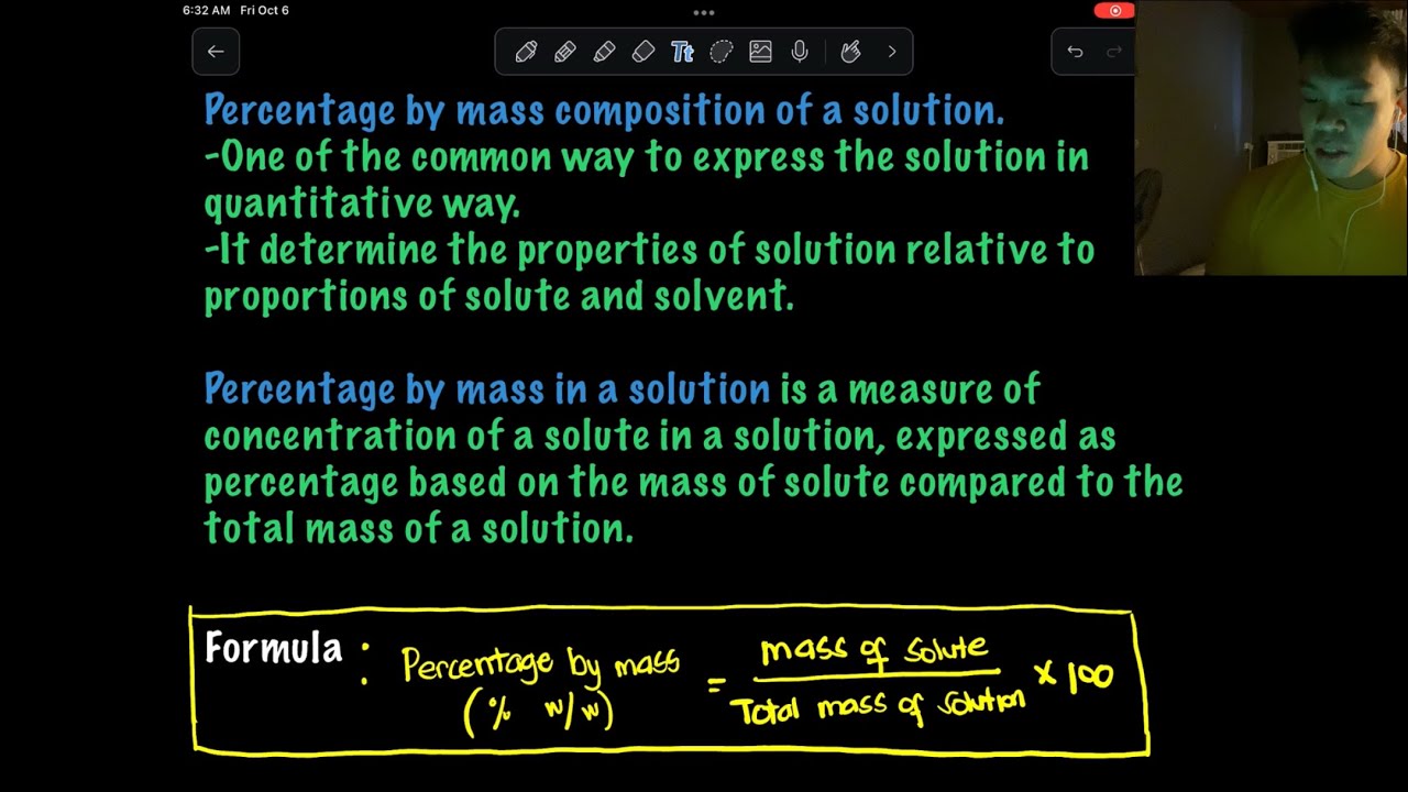 Mass composition of a solution_Grade7 Science Q1 - YouTube