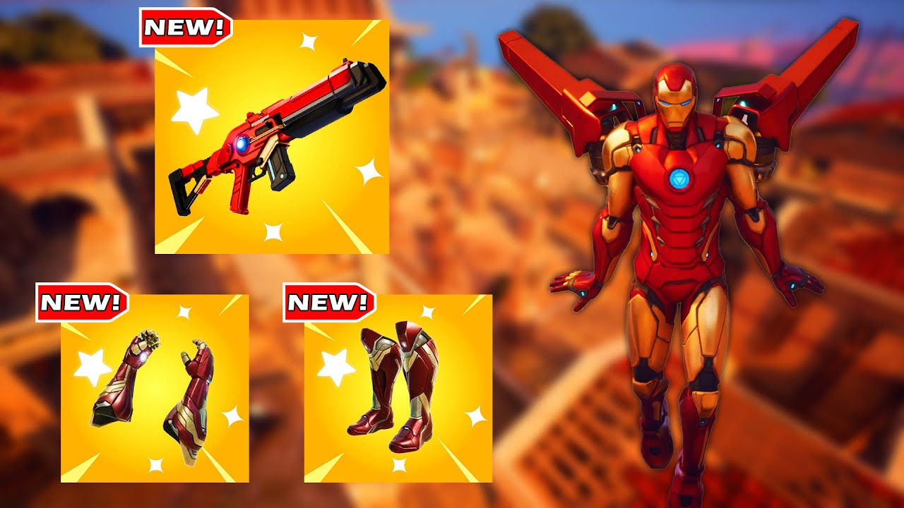 Fortnite's *NEW* Iron Man MYTHIC Update! - YouTube