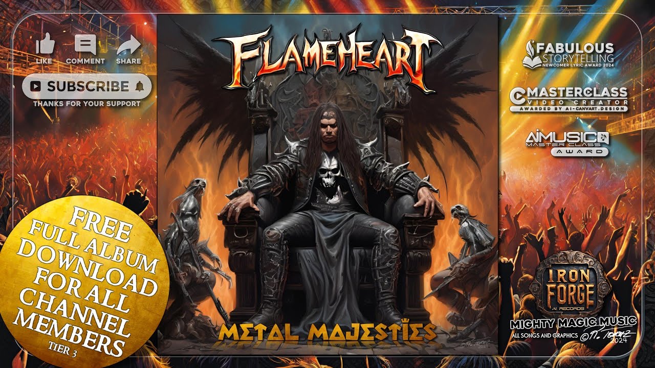 Flameheart - Metal Majesties (Full Album Stream) 2024 - YouTube