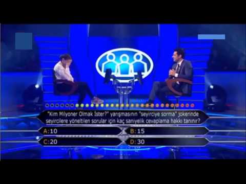 Kim Milyoner Olmak İsterde Murat Yıldırımı Trolleyen Yarışmacı (sorunun cevabını söyletti)