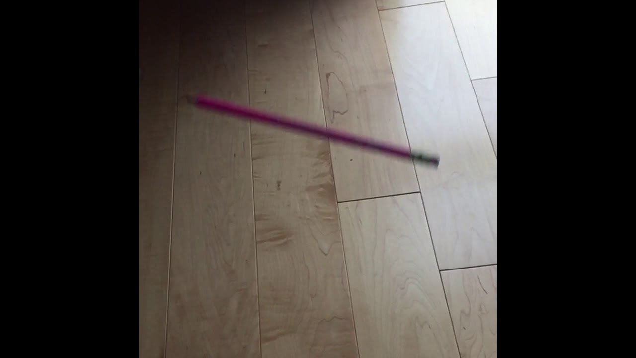 Slo-Mo- Dropping A Pencil In Slow Motion!! - YouTube