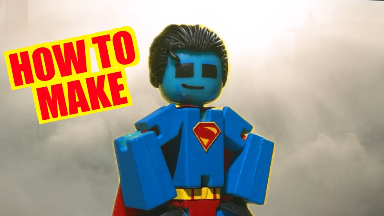 Superman from Superman custom painted Stikbot tutorial! - YouTube