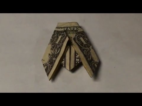 Fold a $1 One Dollar Fly Origami - Dollar Bill Bug Tutorial ...