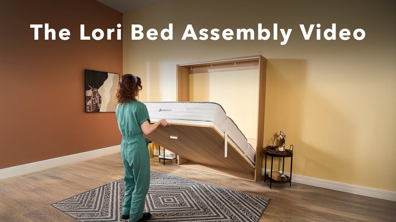 How to Assemble The Lori Bed | Murphy Bed | Wall Bed - YouTube