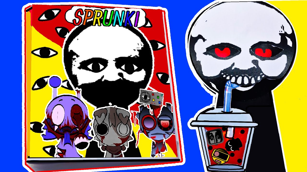 Making INCREDIBOX SPRUNKI Game Book + HORROR SPRUNKI /BLACK'S ORIGIN ...