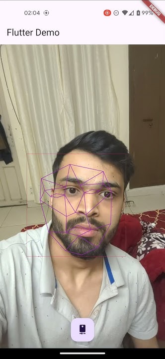 Facial recognition with Eye blinking detection in flutter using Google ML vision #facedetection ...