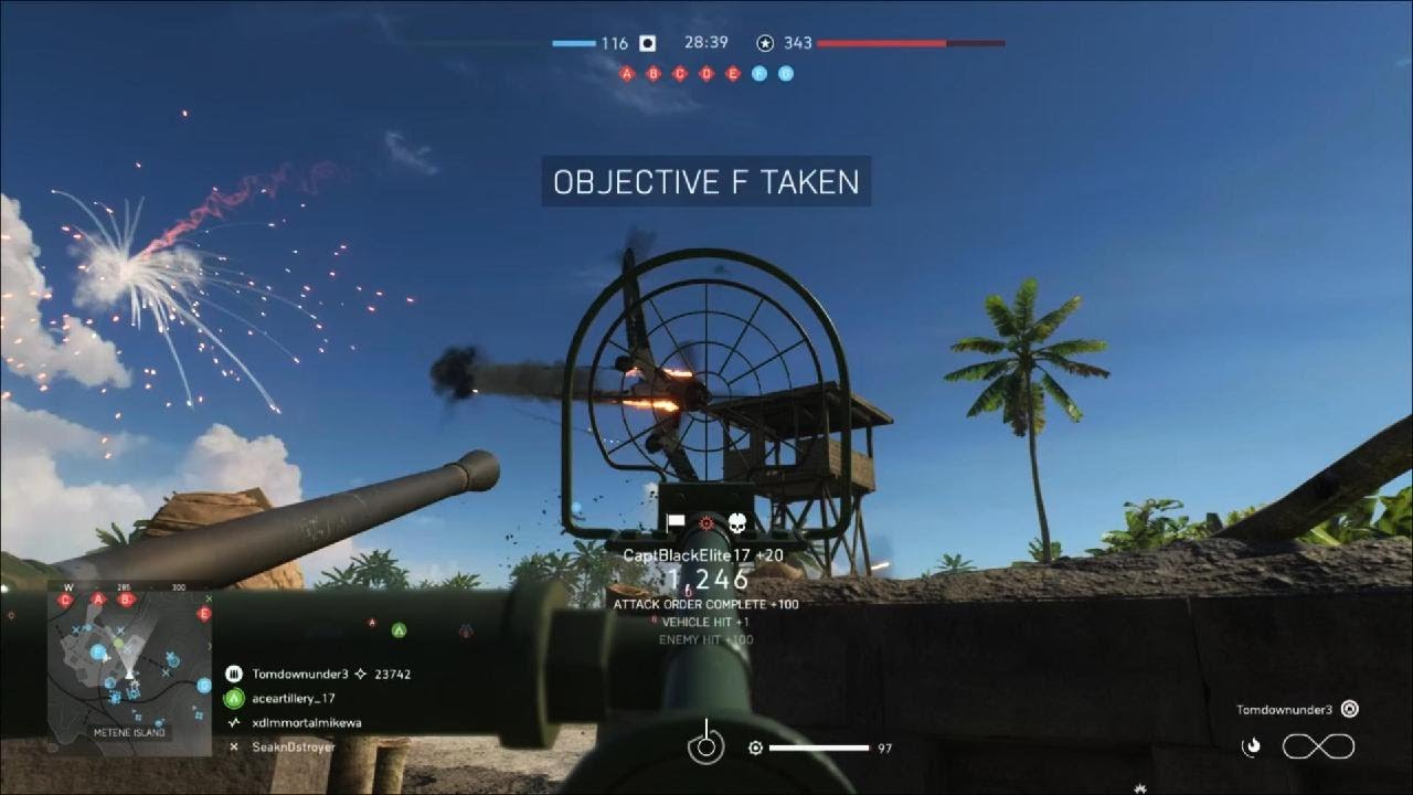 Japanese AA Gun Menace - BFV - YouTube