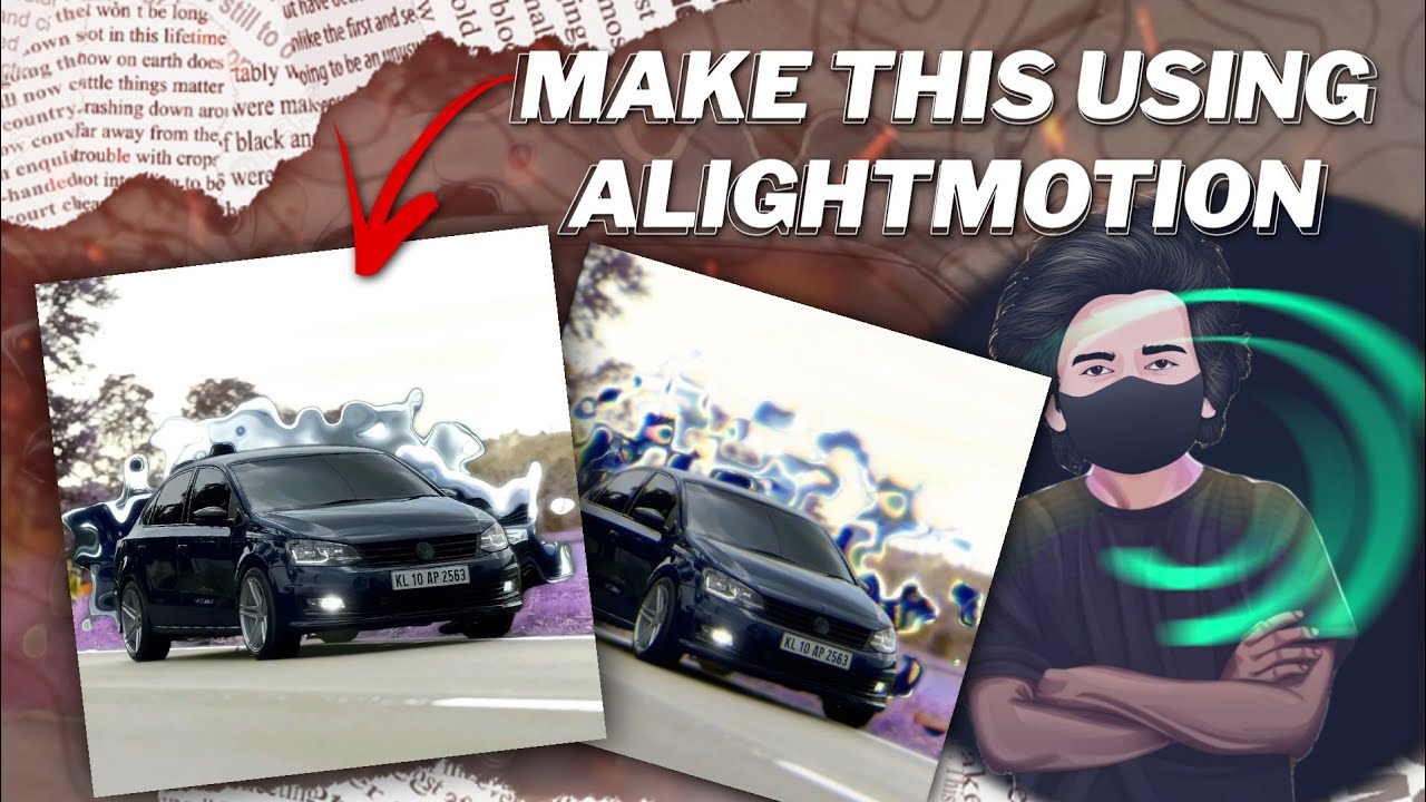 Mercury Bubbly Effect Tutorial In Mobile/Car Bubbly Effect/Car Bubble effect/Car Effect ...