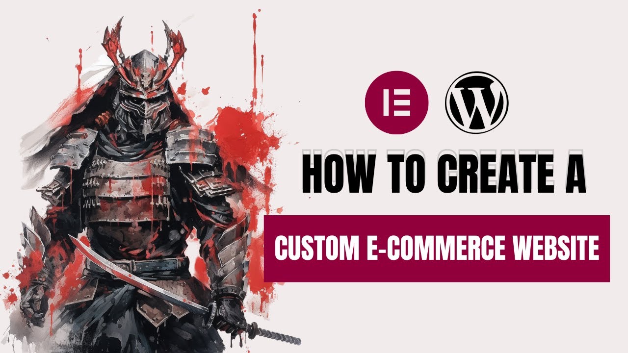 How To Create a Custom e-Commerce Website Part 2 | Elementor ...