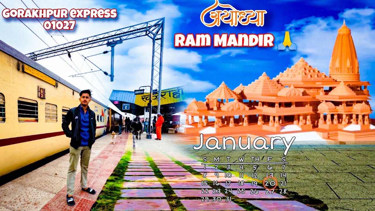 01027 Gorakhpur Express | train journey | Ayodhya Ram Mandir | mumbai ...