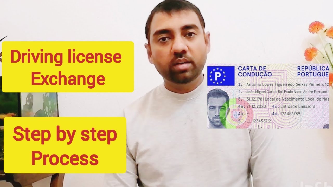 How to get Portuguese Driving License ONLINE| Exchange Driving License ...