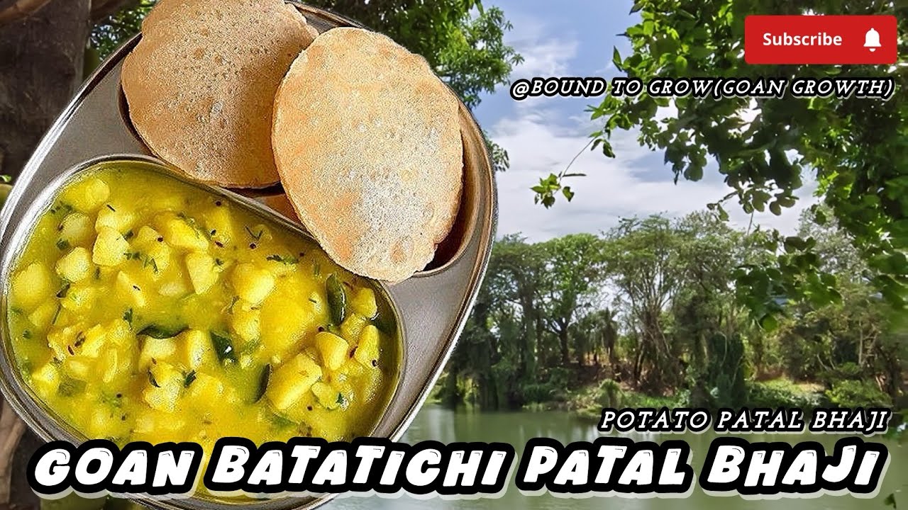 Goan Batatichi patal bhaji| Potato patal bhaji| Goan Breakfast| #bhaji ...