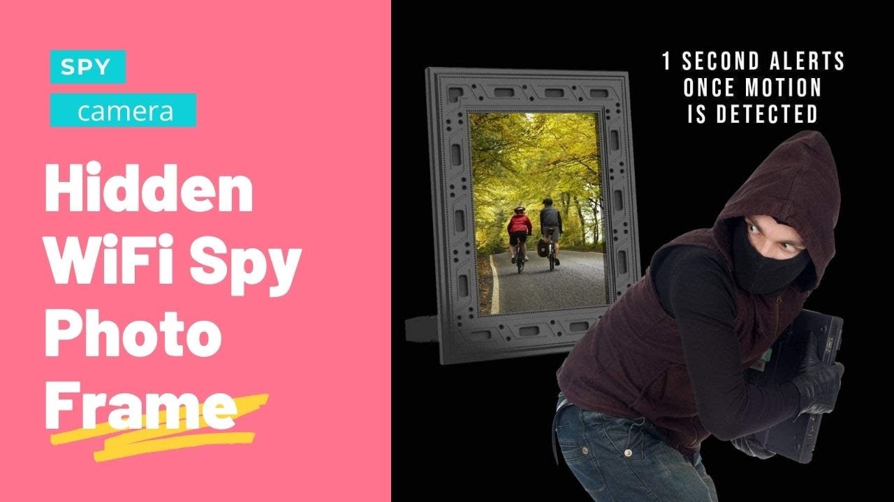 Spy Camera Hidden WiFi Photo Frame - YouTube
