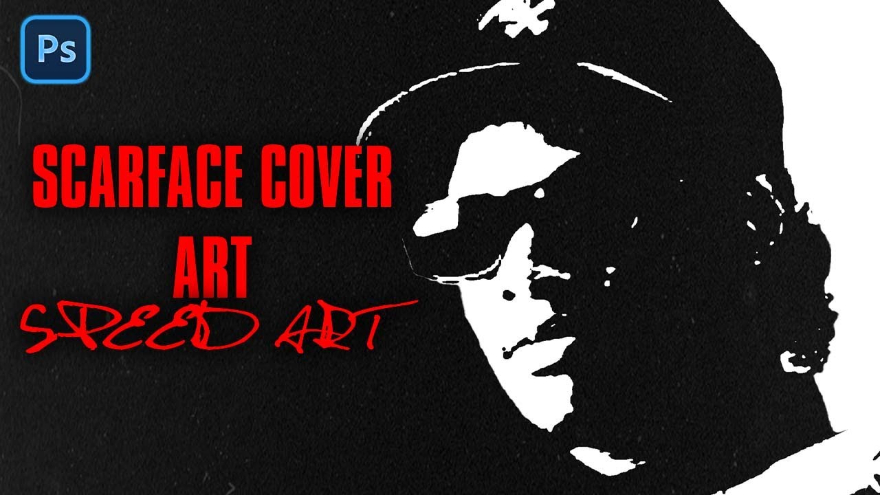 SCARFACE TYPE GRAPHIC DESIGN SPEED ART | PHOTOSHOP TUTORIAL | EAZY E ...