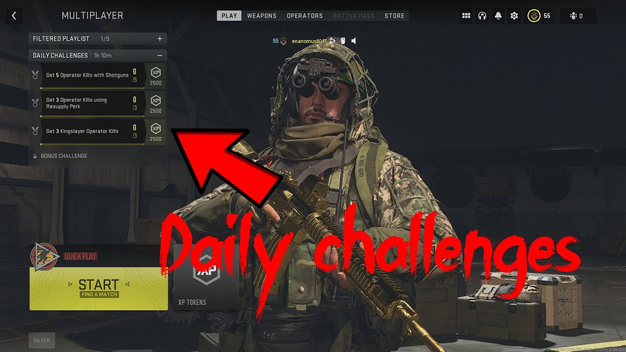 Daily Challenges (MW2) *LIVE* - YouTube