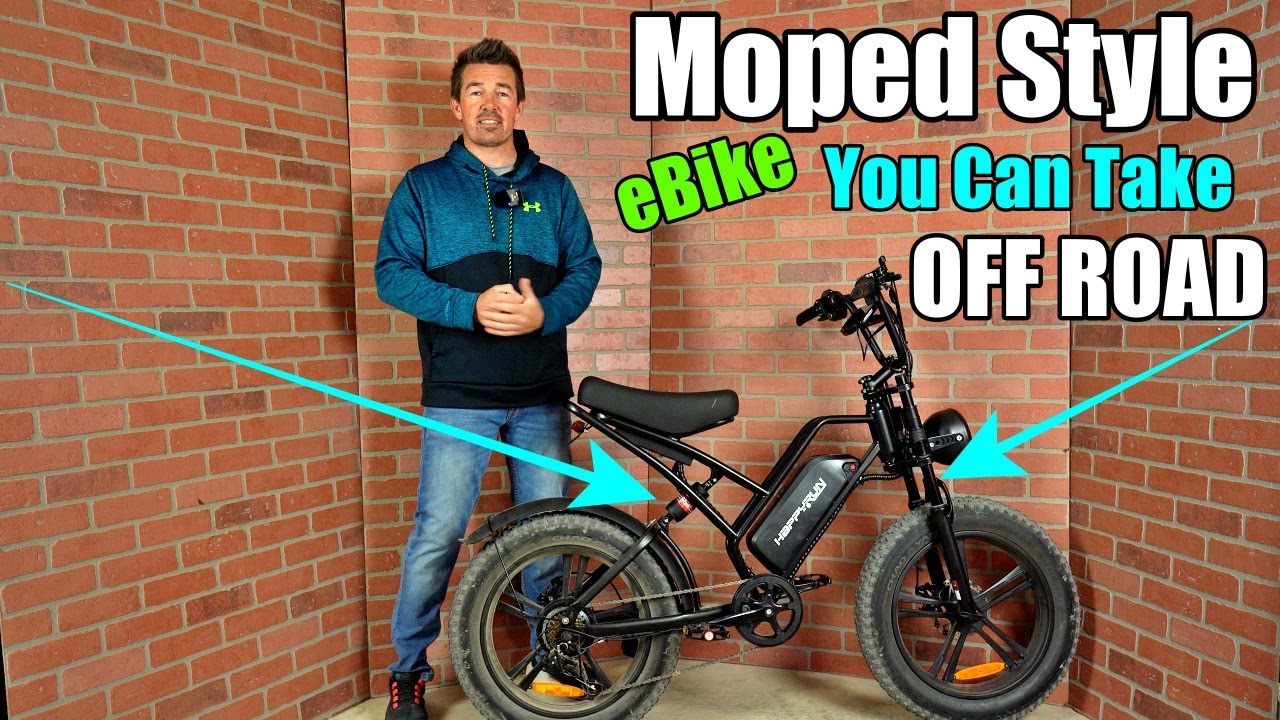 A funky and fast Moped Style eBike | HappyRun - YouTube