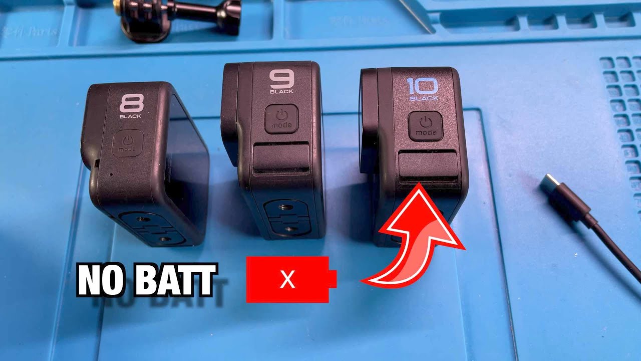 GoPro Hero10, 9 and 8 Recording on External Power - YouTube