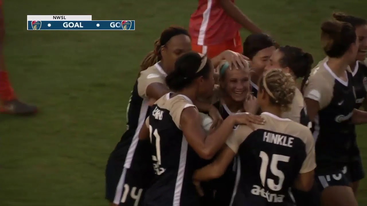 GOAL: Frannie Crouse's game-tying goal for the Courage - YouTube