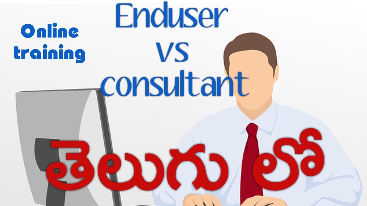 #Difference Between SAP End user & Consultant||SAP Consultant and End ...