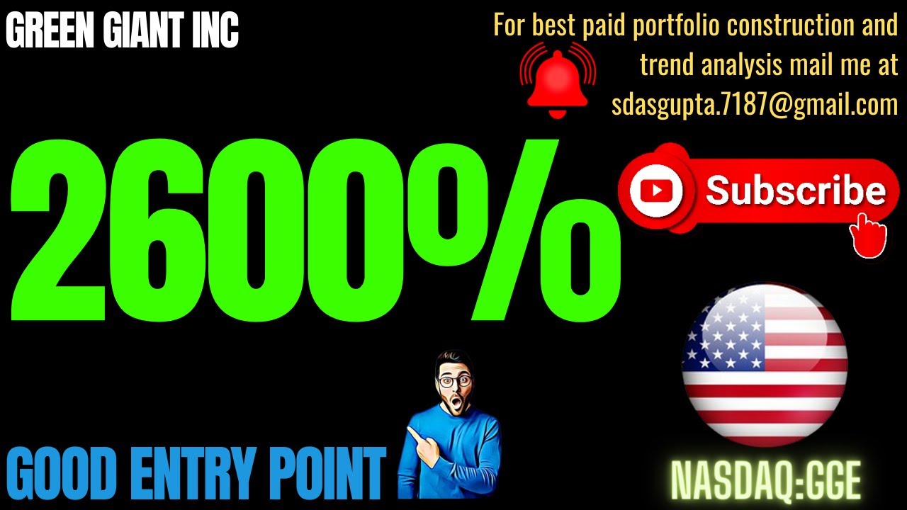 GREEN GIANT INC GOOD ENTRY POINT | GGE STOCK NEWS - YouTube