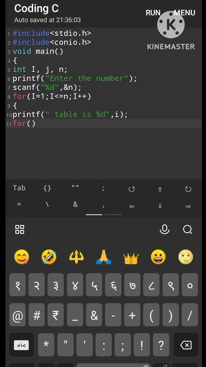 write a program to print 1 to 10 table in c language - YouTube