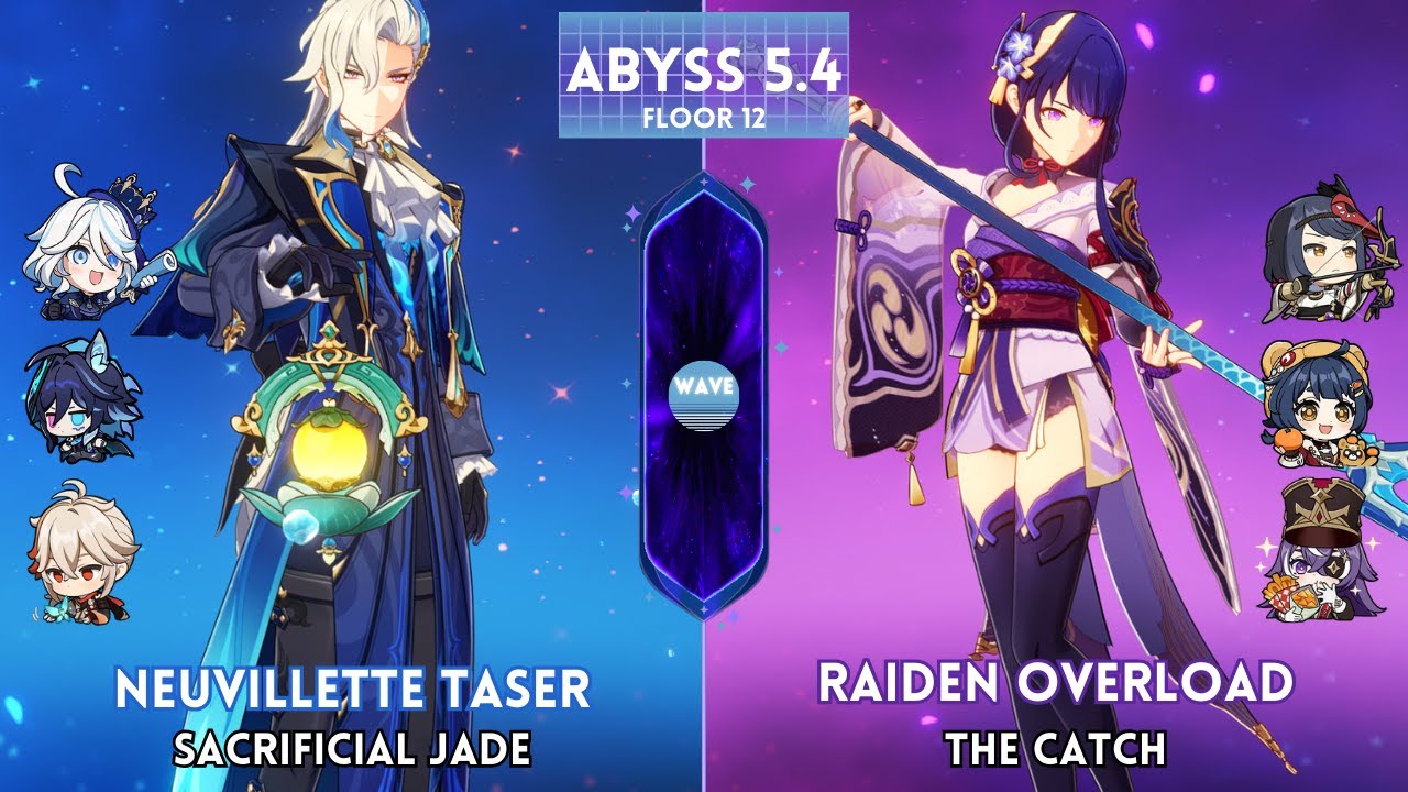 C1 Neuvillette Taser & C2 Raiden Overload | Spiral Abyss 5.4 - Genshin ...