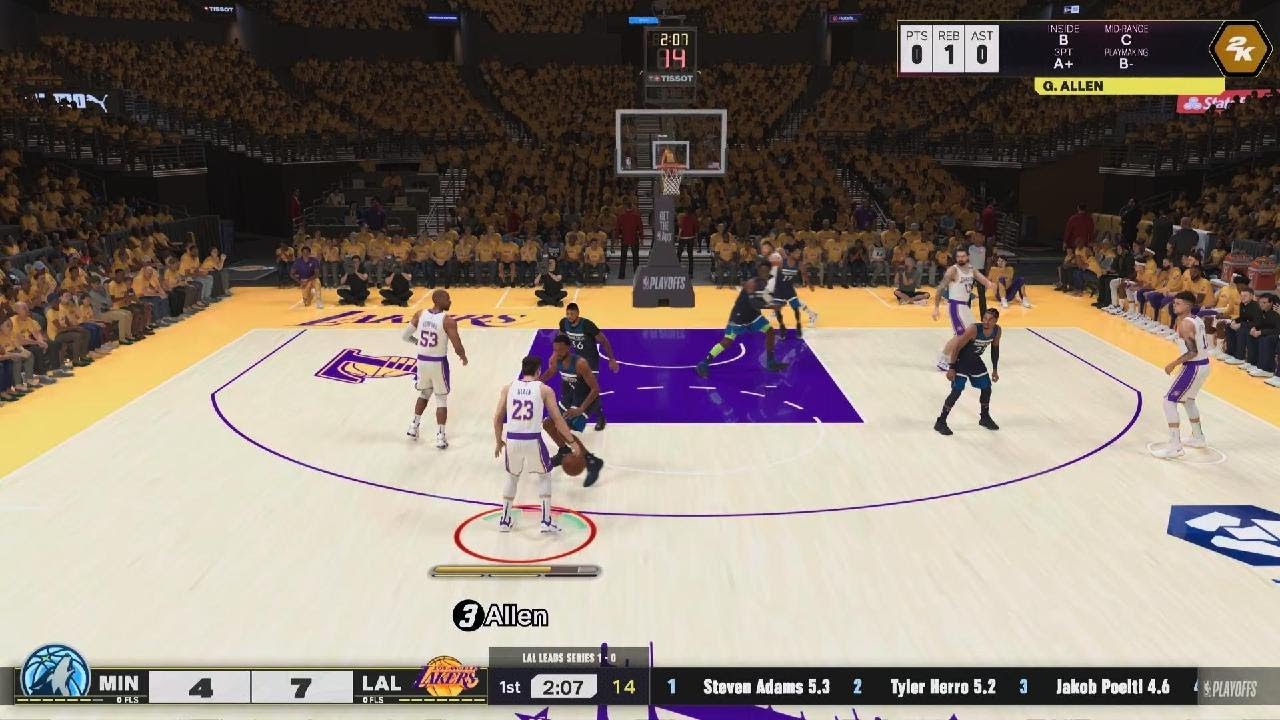 NBA 2K25 Goaltending two plus one - YouTube