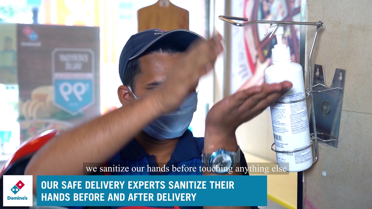 Hand Sanitization before and after delivery - YouTube