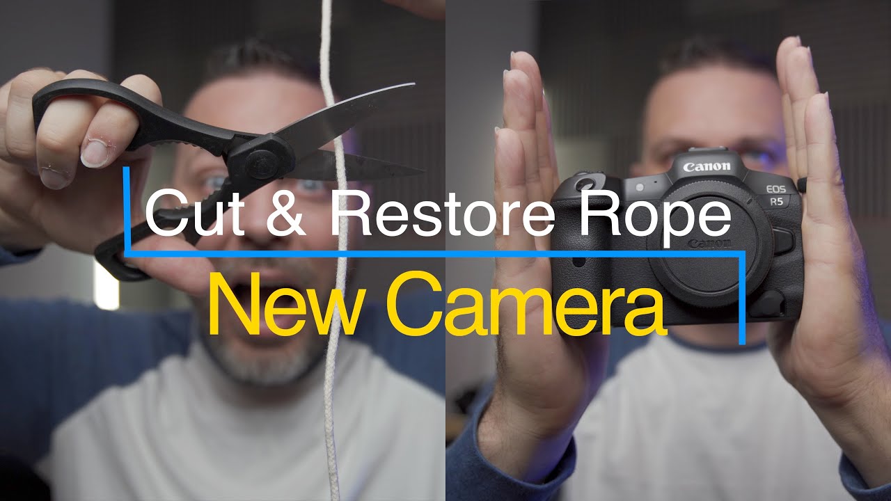 Cut and Restored Rope & New Camera - YouTube