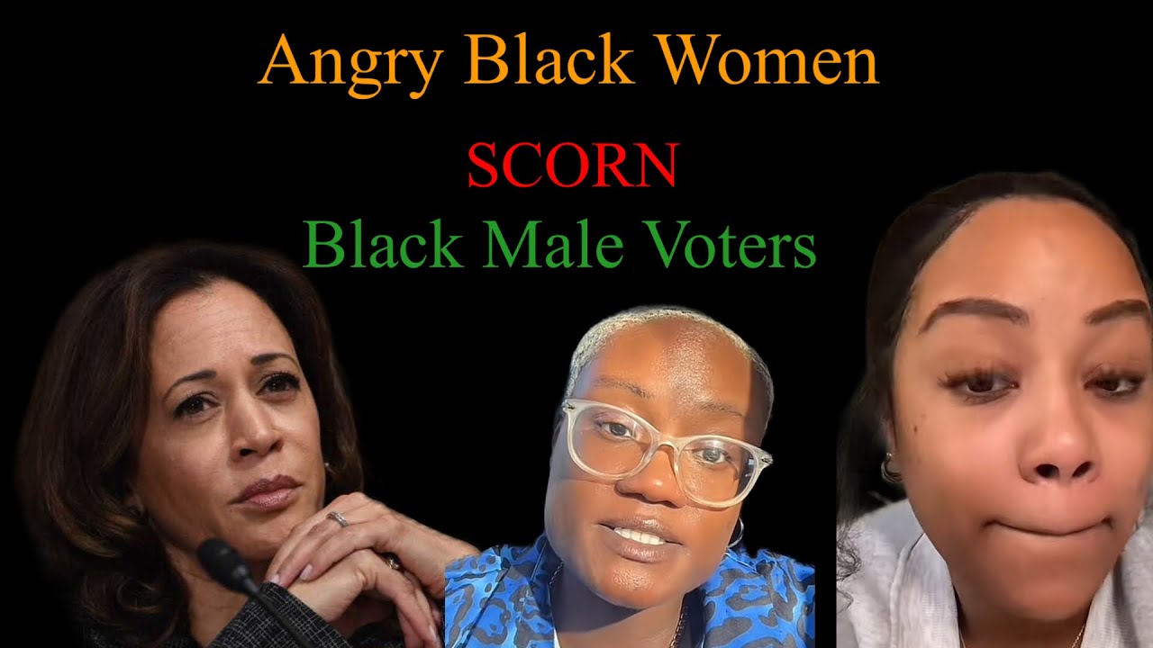 Angry Kamala Harris supporters are scorning Black Males for not falling ...