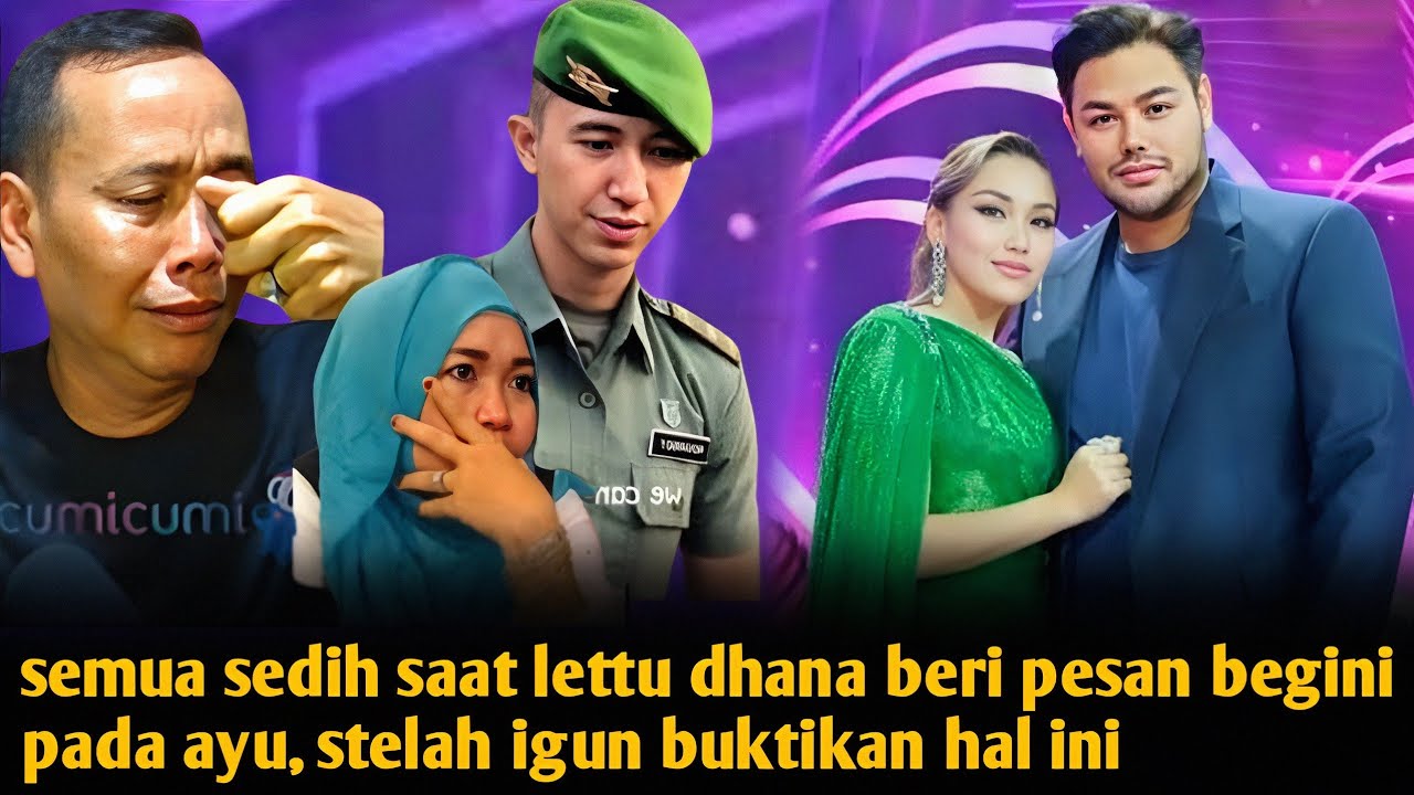 HEBOH ! LETTU DHANA BERIKAN SUPORT PADA AYU TING², SETELAH IVAN GU BUKTIKAN KE SERIUSANNYA PADA ...