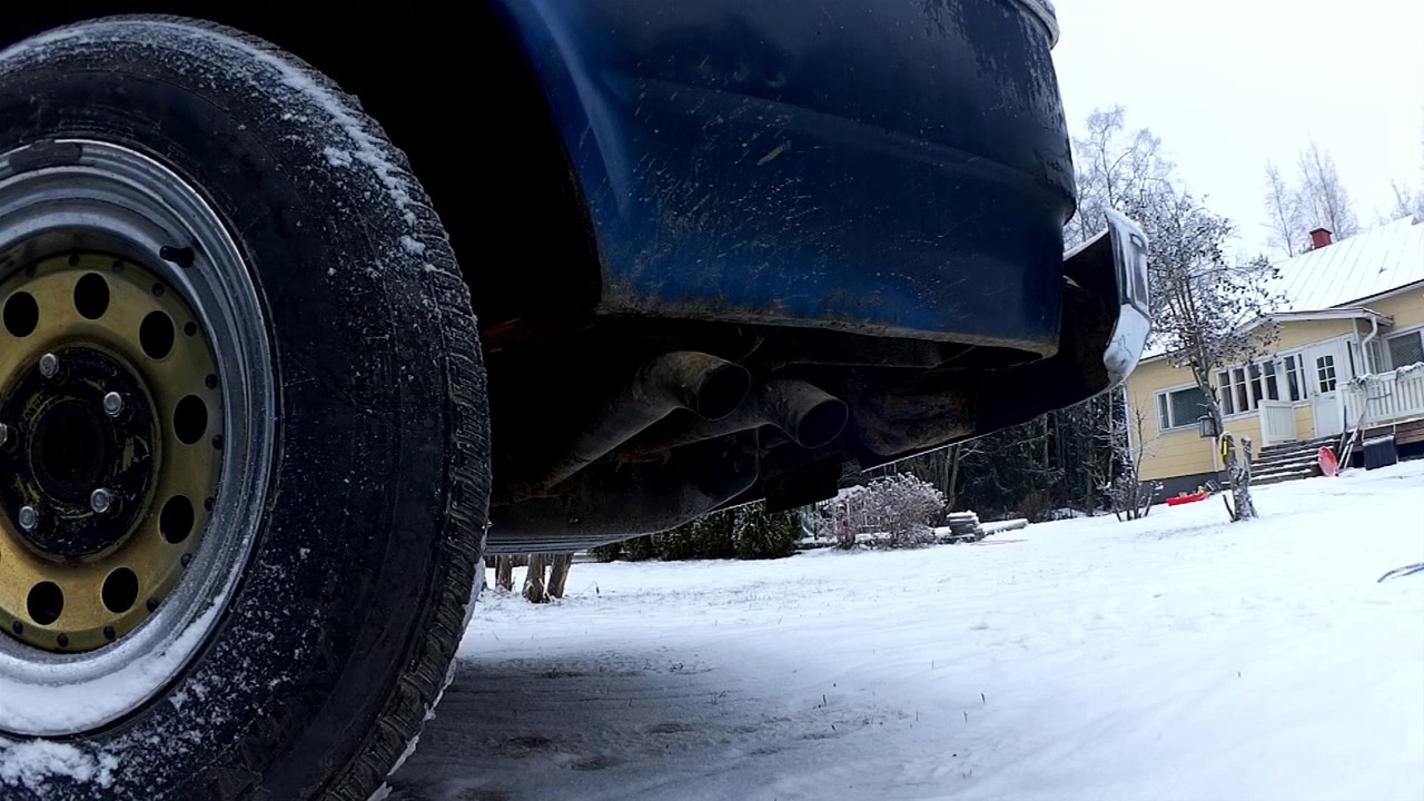 The World's most satisfying Chevy 6.2 diesel cold start - YouTube