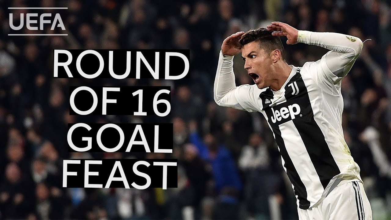 ALL OF RONALDO'S ROUND OF 16 GOALS! - YouTube