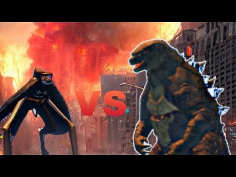 godzilla 2014 vs male muto kaiju universe - YouTube