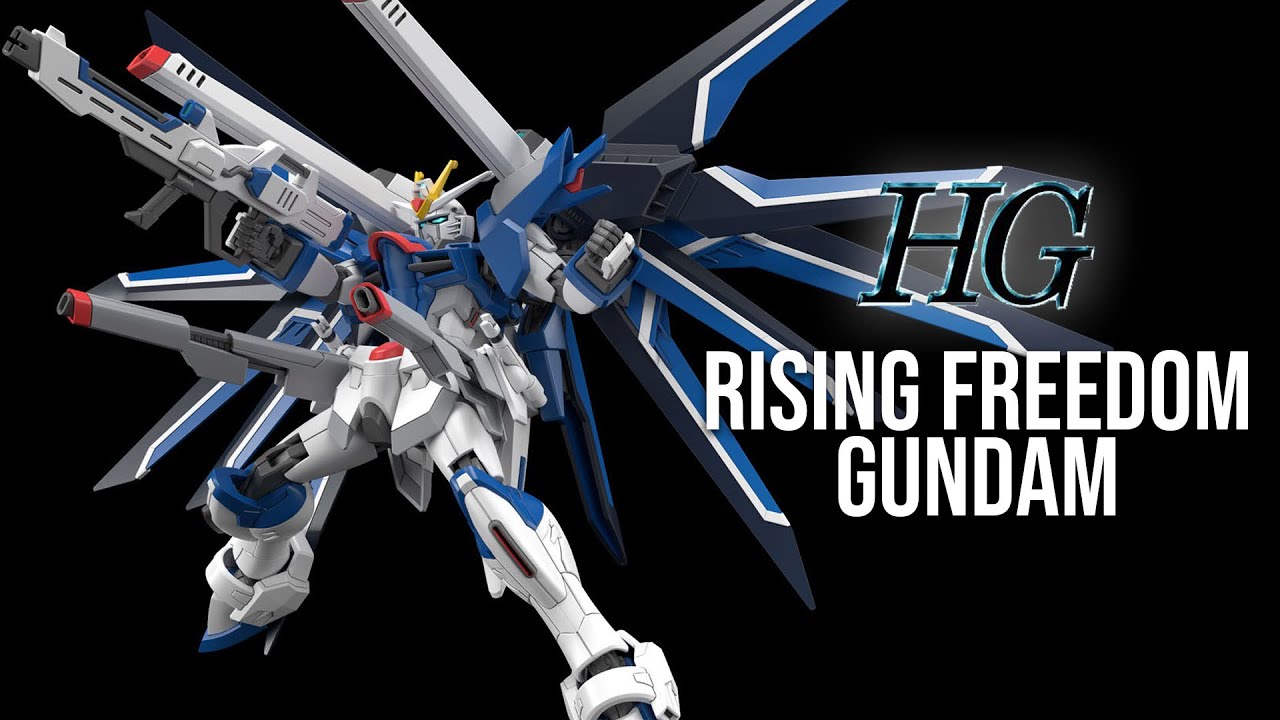 HG Rising Freedom Gundam [Bandai Product Preview] USA Gundam TV! - YouTube